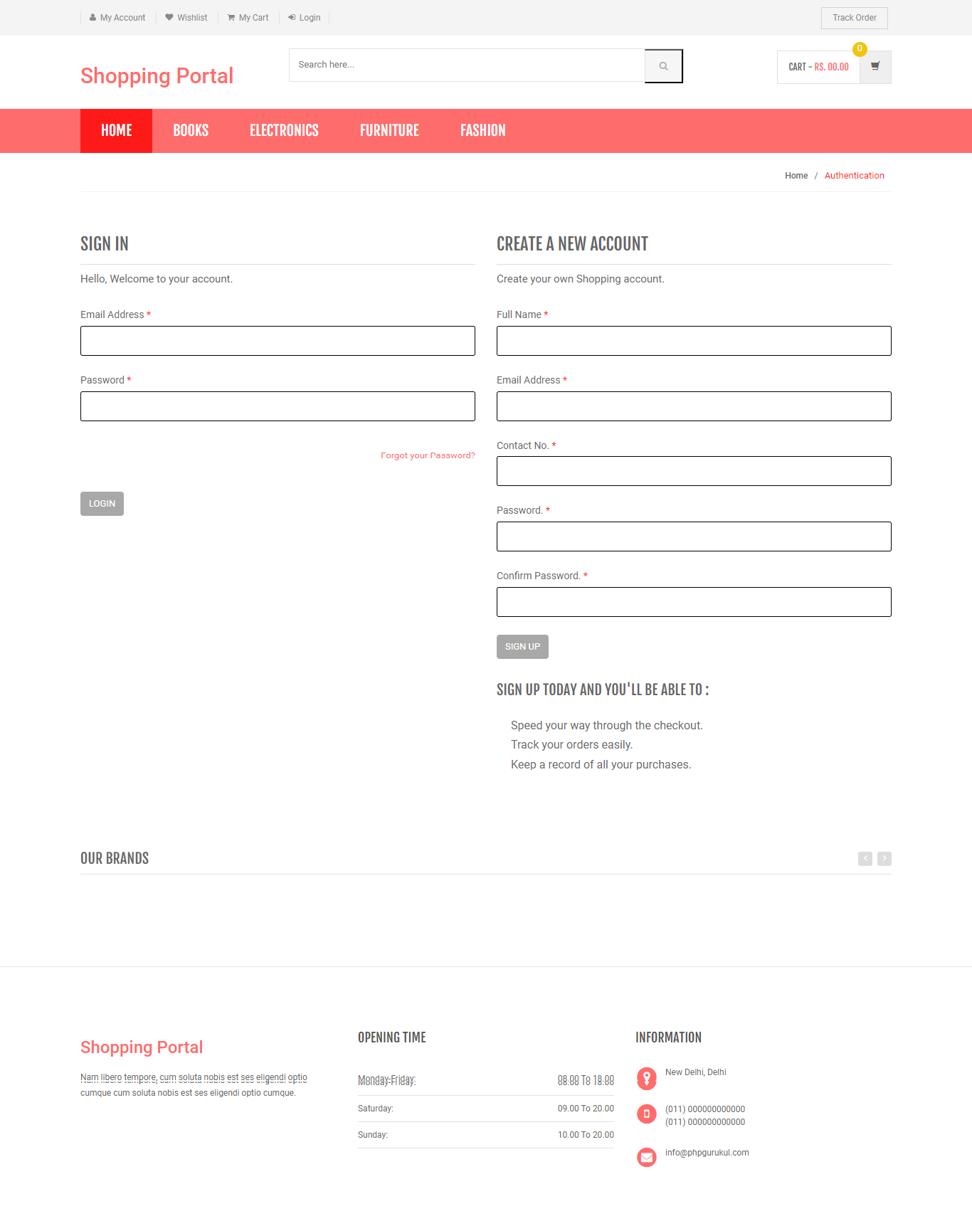 Online Shopping Portal Project in Php|E-commerce Online Shopping Portal