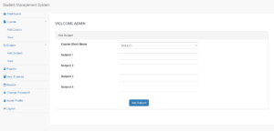 Student Record System Using PHP and MySQL - PHPGurukul