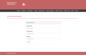 Online Course Registration Free Download ,Online Course Registration in php