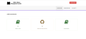 Online Library Management System in php free Download with source code