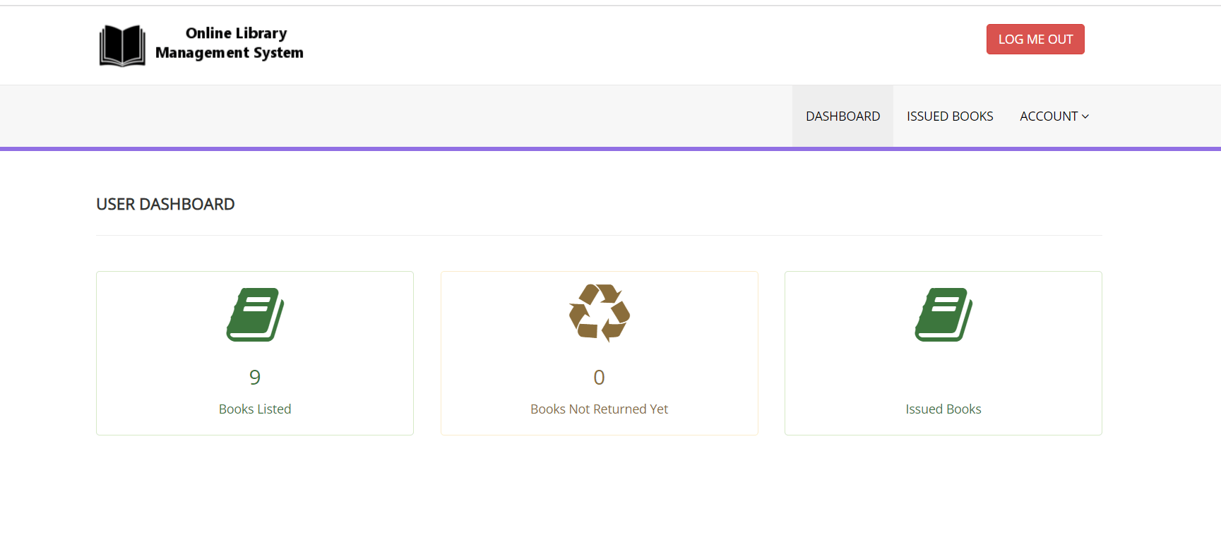 Online Library Management System in php free Download with source code