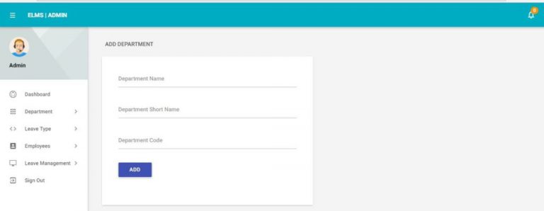 Employee Leaves Management System in php (ELMS) - PHPGurukul