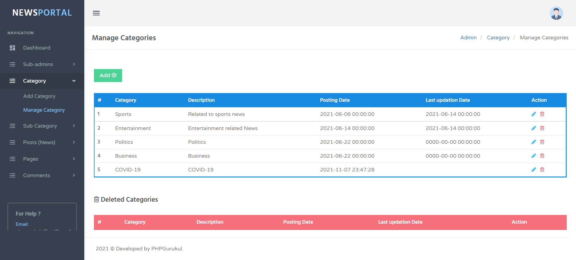 News Portal Project in PHP and MySql , free download news portal projects