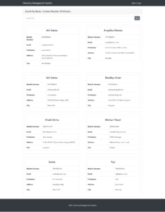 Directory Management System Using PHP and MySQL project with source code