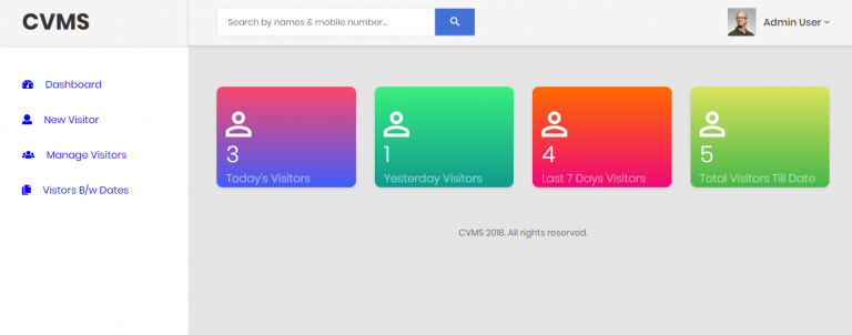 Company Visitors Management System using PHP and MySQL PHPGurukul