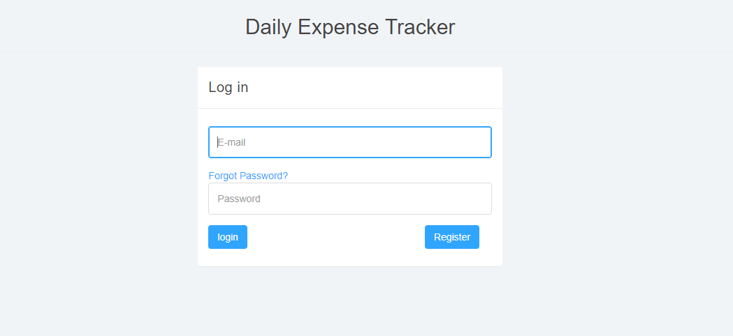 Daily Expense Tracker Using PHP , Daily Expense Tracker Project in PHP