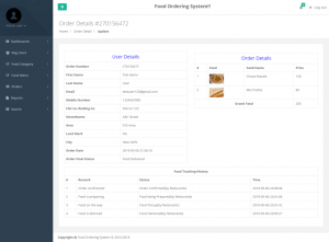 Online Food Ordering System project PHP and MYSQL Download -Phpgurukul