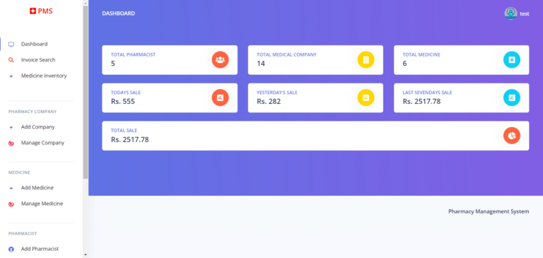 Pharmacy Management System using PHP and MySQL , Pharmacy Management ...