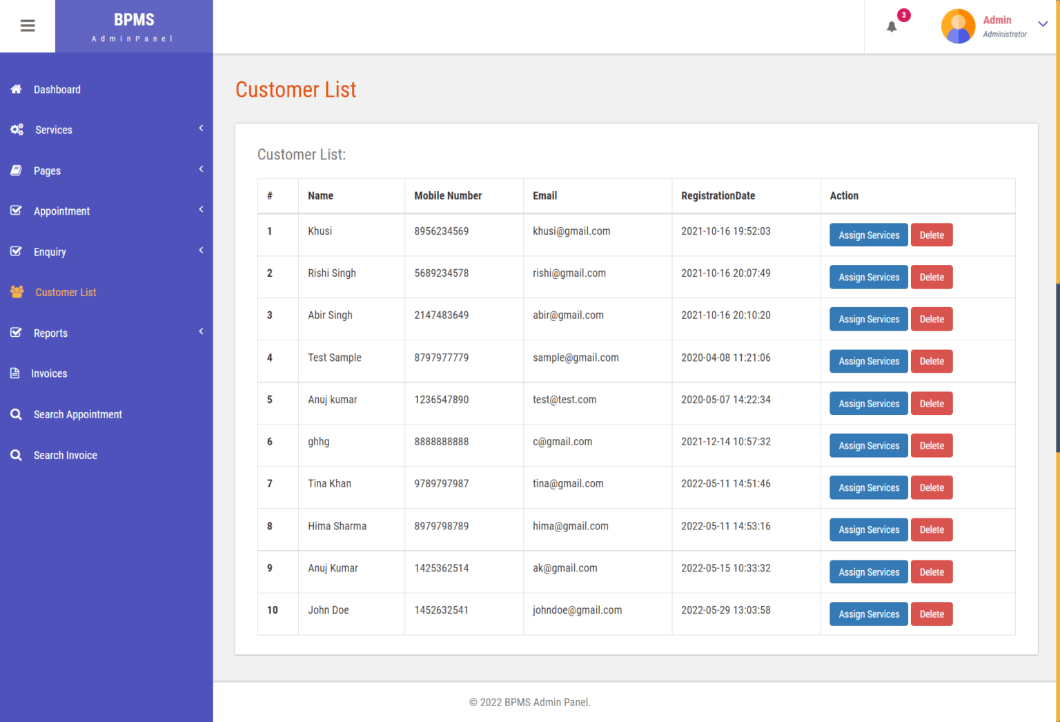 Beauty Parlour Management System Project Using PHP and MySQL, Beauty Parlour Management Project