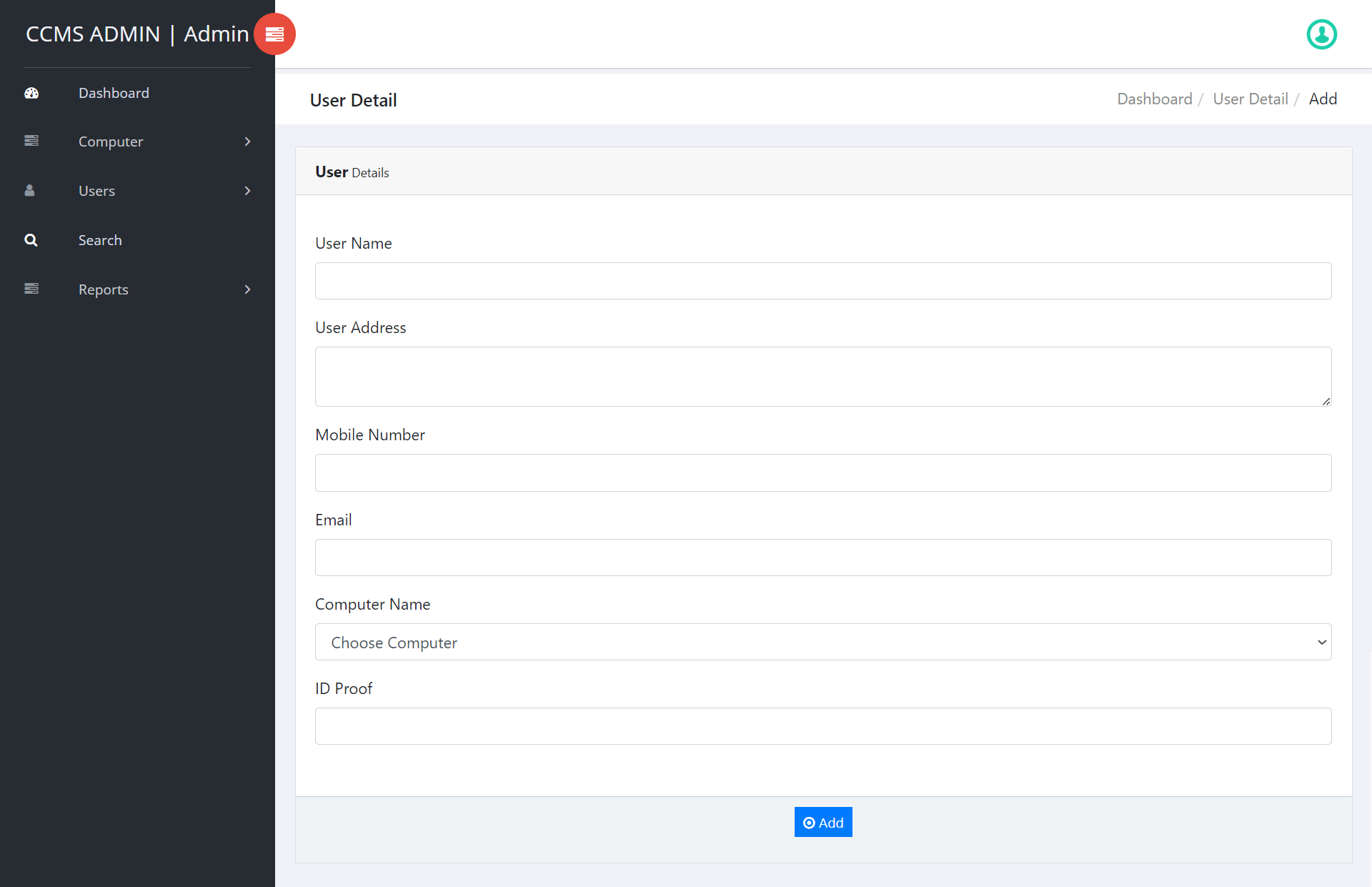 Cyber Cafe Management System Using PHP & MySQL , Cyber Cafe Management ...