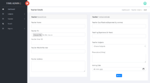 Teachers Record Management System Project using PHP and Mysql- PHPGURUKUL