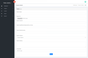 Teachers Record Management System Project using PHP and Mysql- PHPGURUKUL