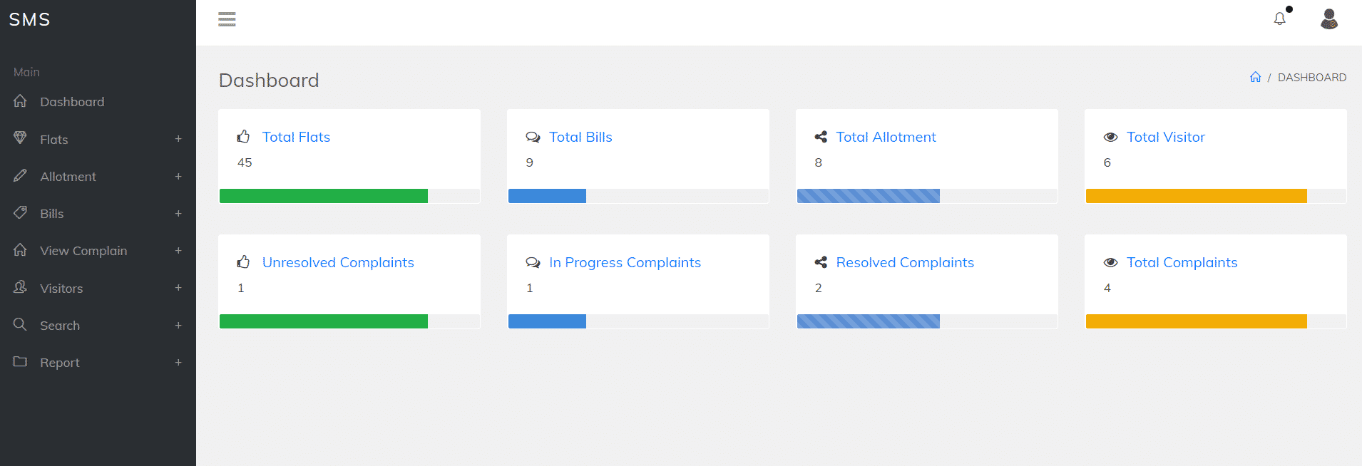 Society Management System using PHP and MySQL, Society Management ...