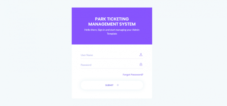 Park Ticketing Management System Using PHP and MySQL - PHPGurukul