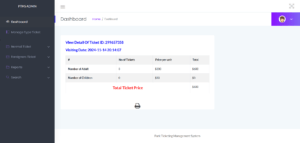 Park Ticketing Management System Using PHP and MySQL - PHPGurukul