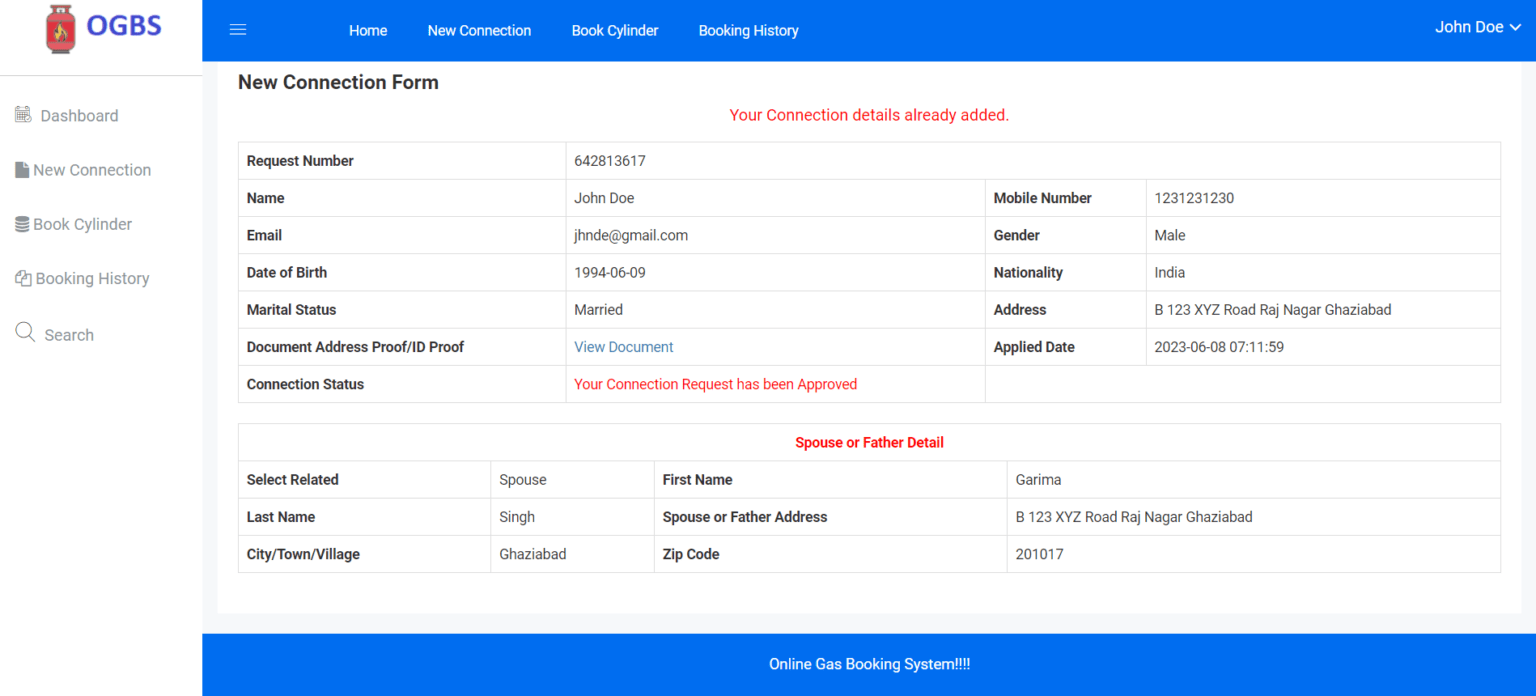 Online Gas Booking System Project Using Php And Mysqlonline Gas