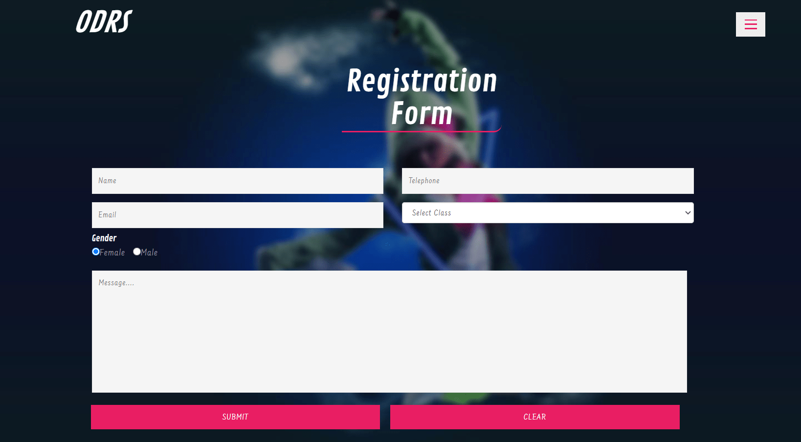 Online Dance Classes Registration System in PHP| Online Dance Classes ...
