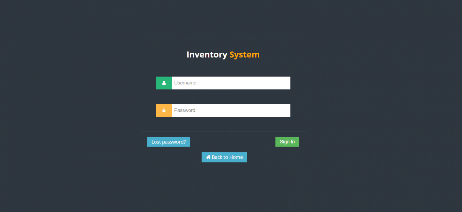 Inventory Management System Using PHP and MySQL | Inventory Management System Project in PHP