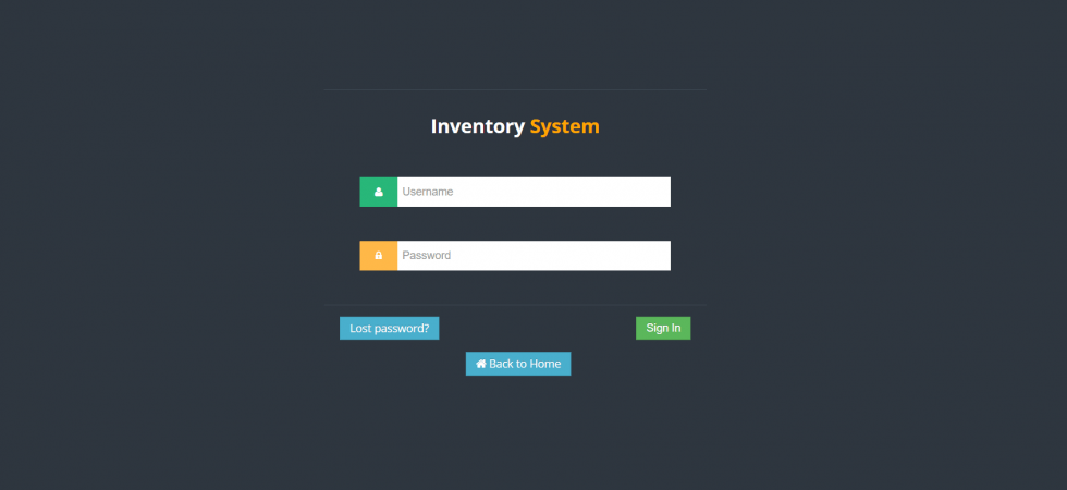 Inventory Management System Using PHP and MySQL | Inventory Management System Project in PHP