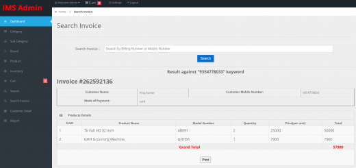Inventory Management System Using PHP and MySQL | Inventory Management ...