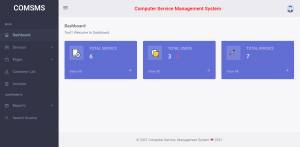 Computer Service Management System Using PHP and MySQL | Online ...