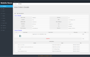 Mobile Store Management System project in PHP | Online Mobile Store Management System project