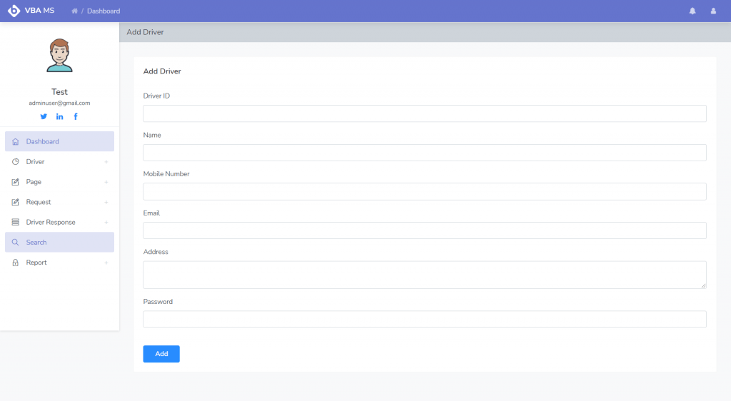 Vehicle Breakdown Assistance Management System Project Using PHP
