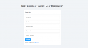 Daily Expense Tracker System Project in PHP | Daily Expense Tracker ...
