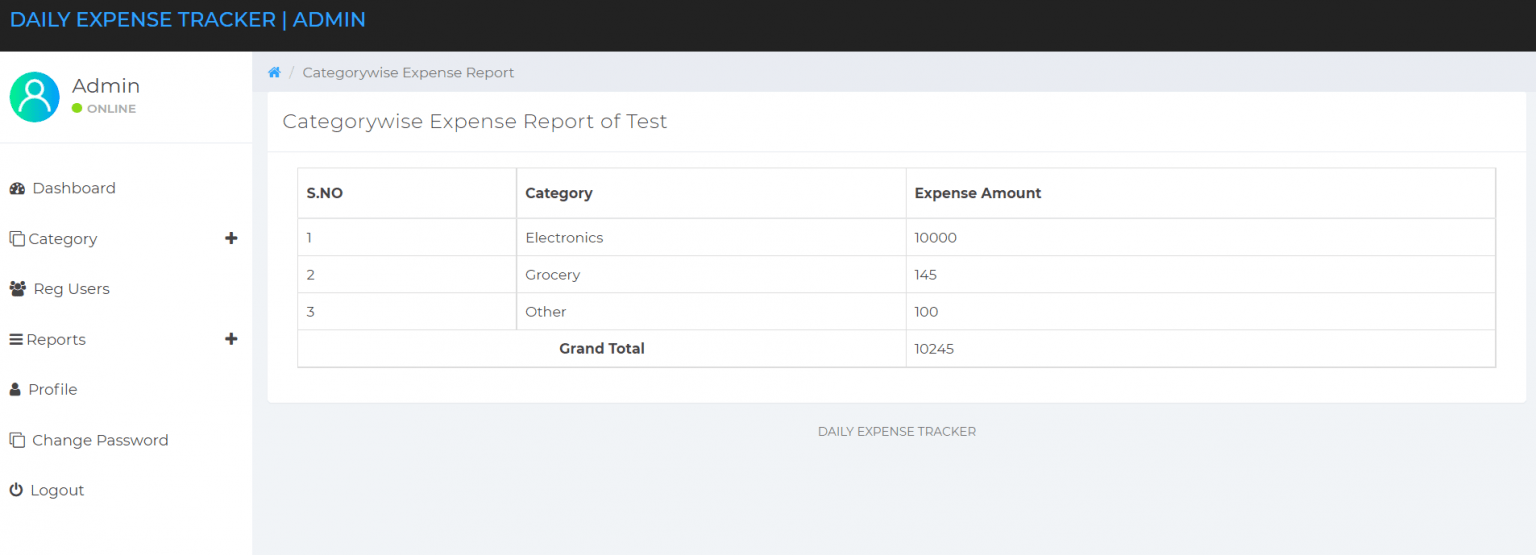 Daily Expense Tracker System Project in PHP | Daily Expense Tracker Project Pro Version