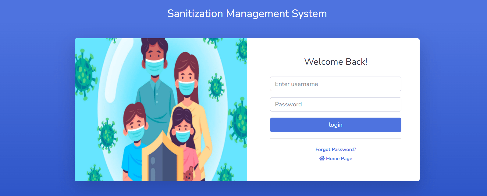 Sanitization Management System | Sanitization Management Project in PHP