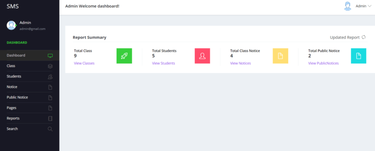 Student Management System in PHP | Student Management Project in PHP