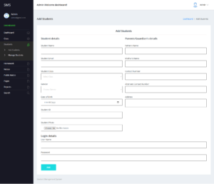 Student Management System in PHP | Student Management Project in PHP