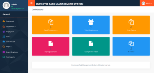 Employee Task Management System in PHP | Employee Task Management Project