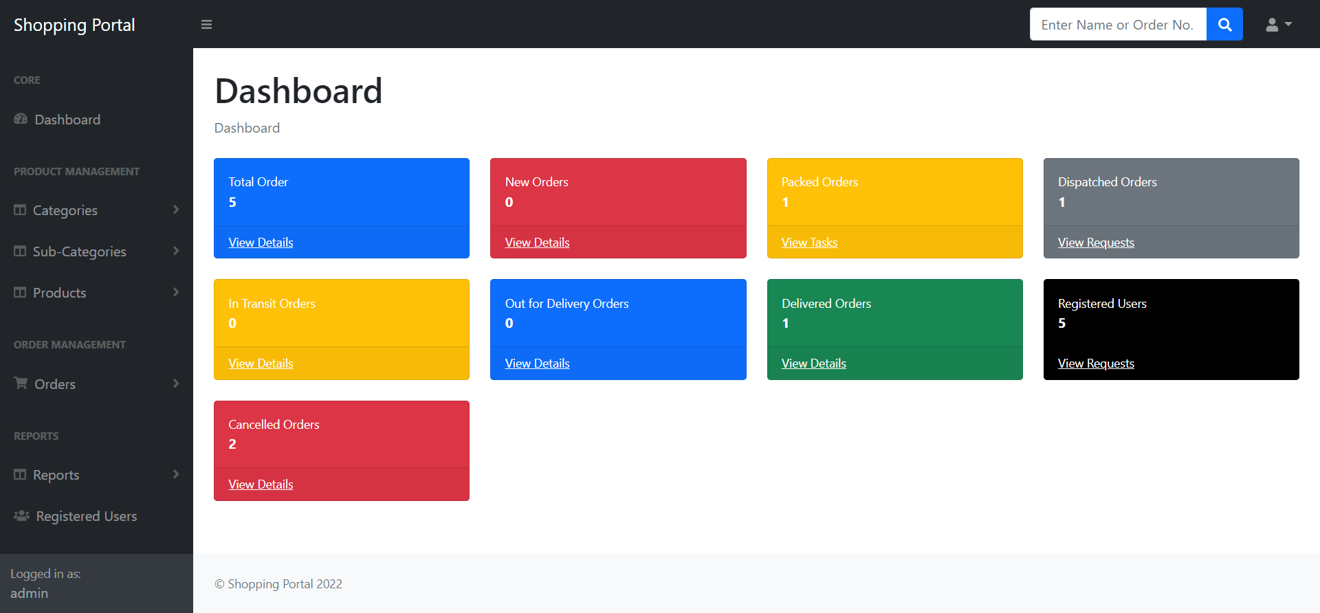 Online Shopping Portal Project Pro Version in PHP Download