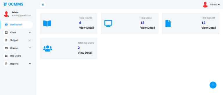 Online Course Material Management System Project in PHP | Course ...