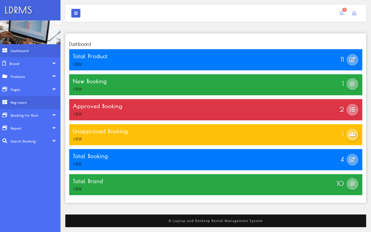 Laptop and Desktop Rental Management System | Laptop Rental Management System