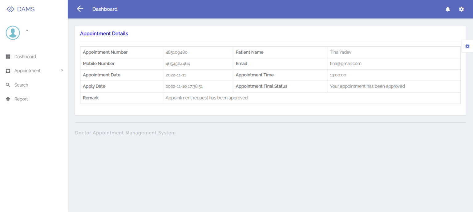 Doctor Appointment Management System Project in PHP | Doctor Appointment Management Project