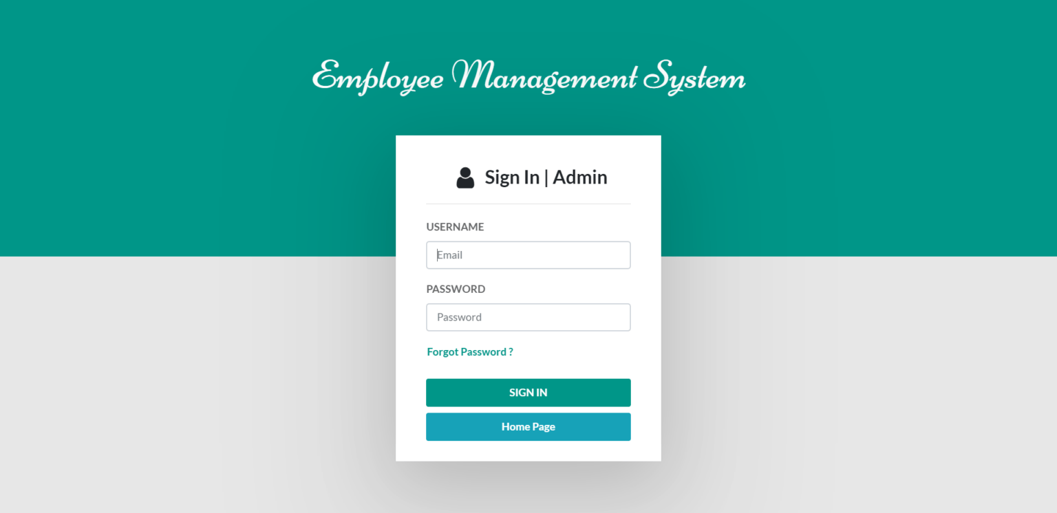Employee Management System in PHP and MySQL | Employee Management Project