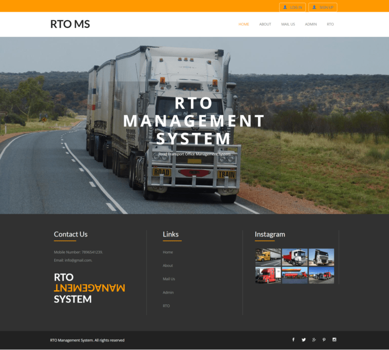 RTO Management System in PHP | online RTO Management Project with ...