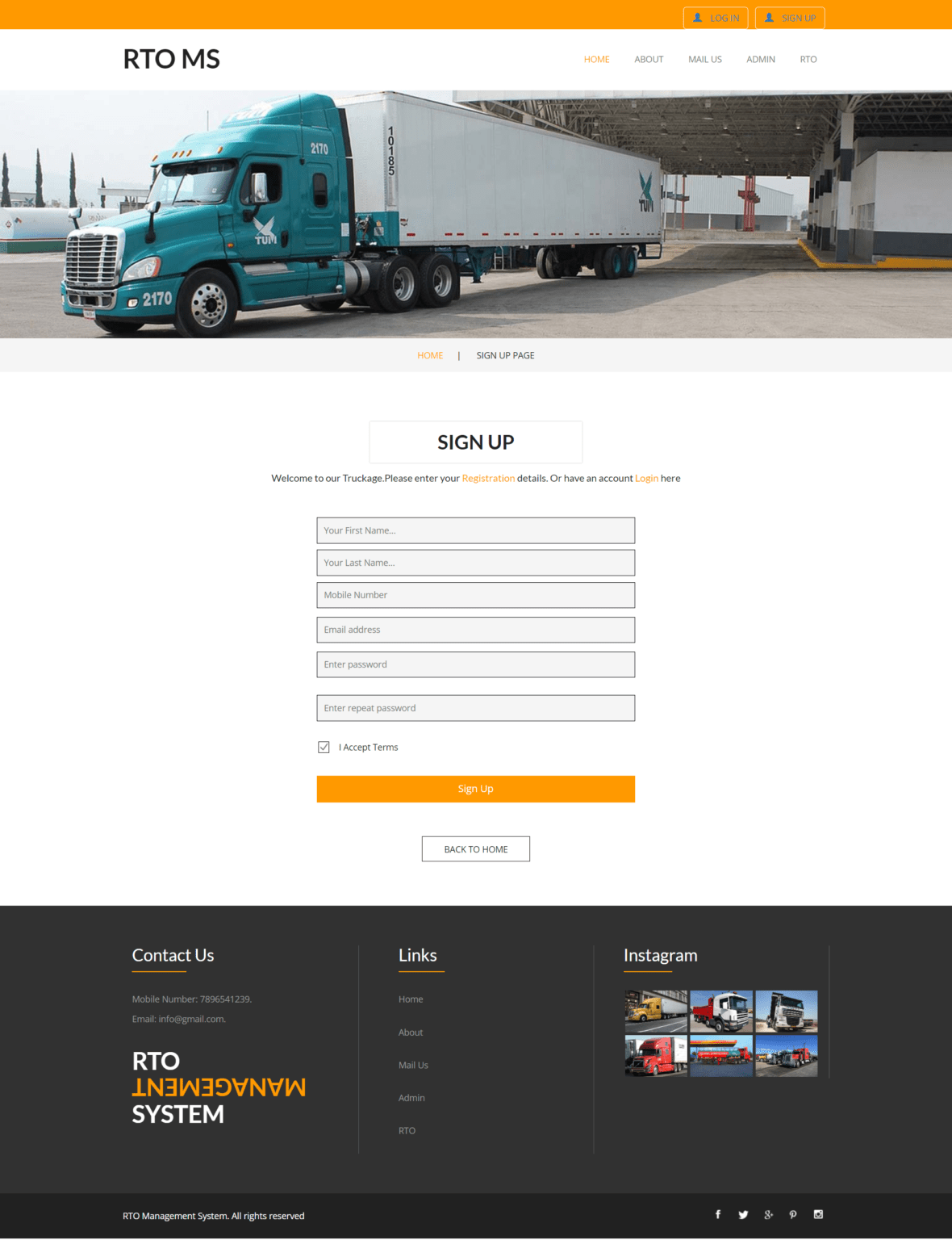 RTO Management System in PHP | online RTO Management Project with ...