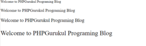 CSS Font Size - PHPGurukul