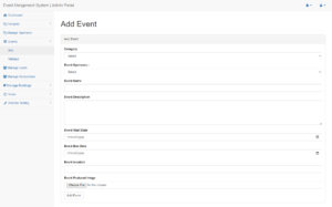 Event Management System Using PHP and MySQL, Event Management System ...