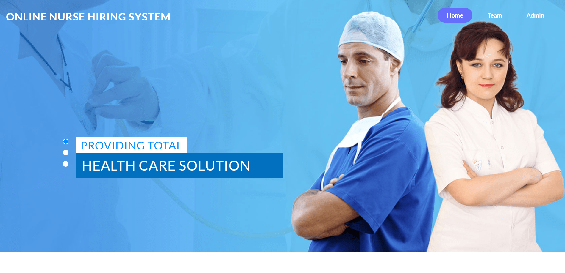 Online Nurse Hiring Management System | Nurse Hiring Management Project ...