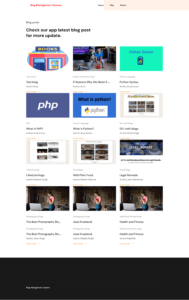 Blog Management System Project in Python | Blog Management System in ...