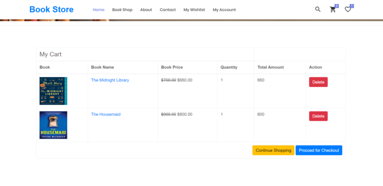 Online Book Store Management System in PHP Online Book Store Management ...