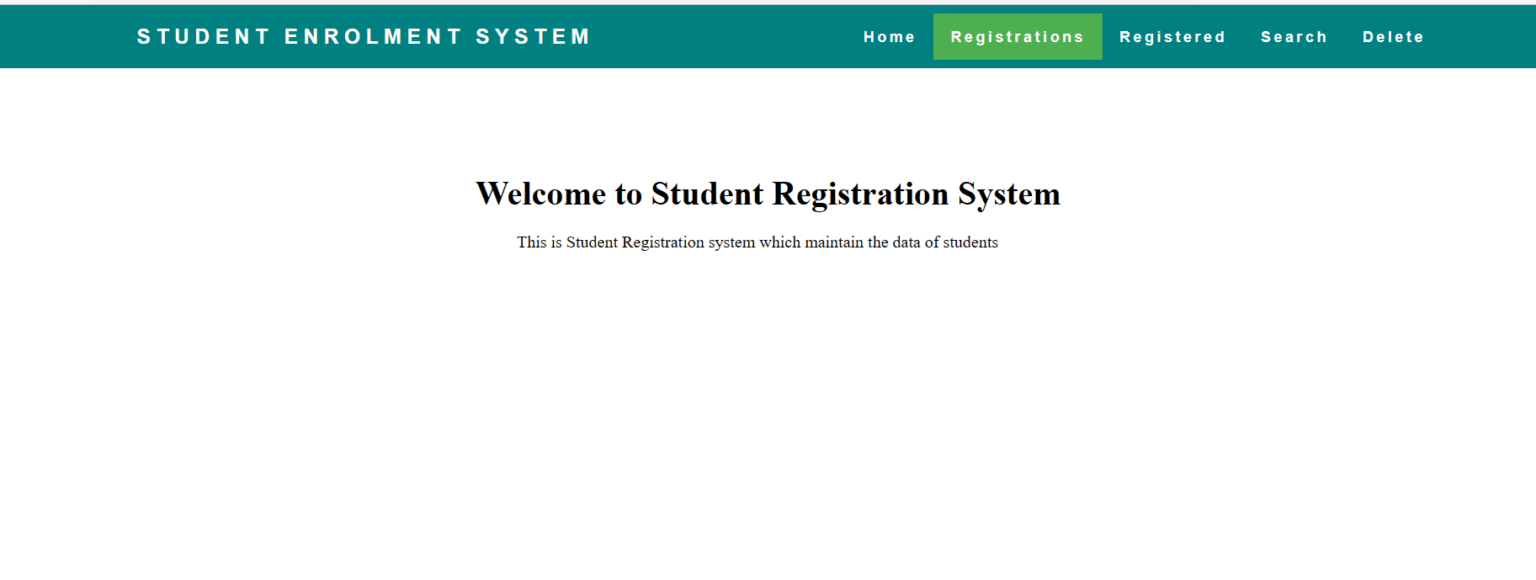 Student Registration/Enrollment System in Python Django - PHPGurukul
