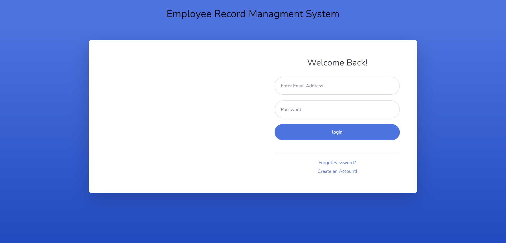 Employee Record Management System in PHP and MySQL PHPGurukul