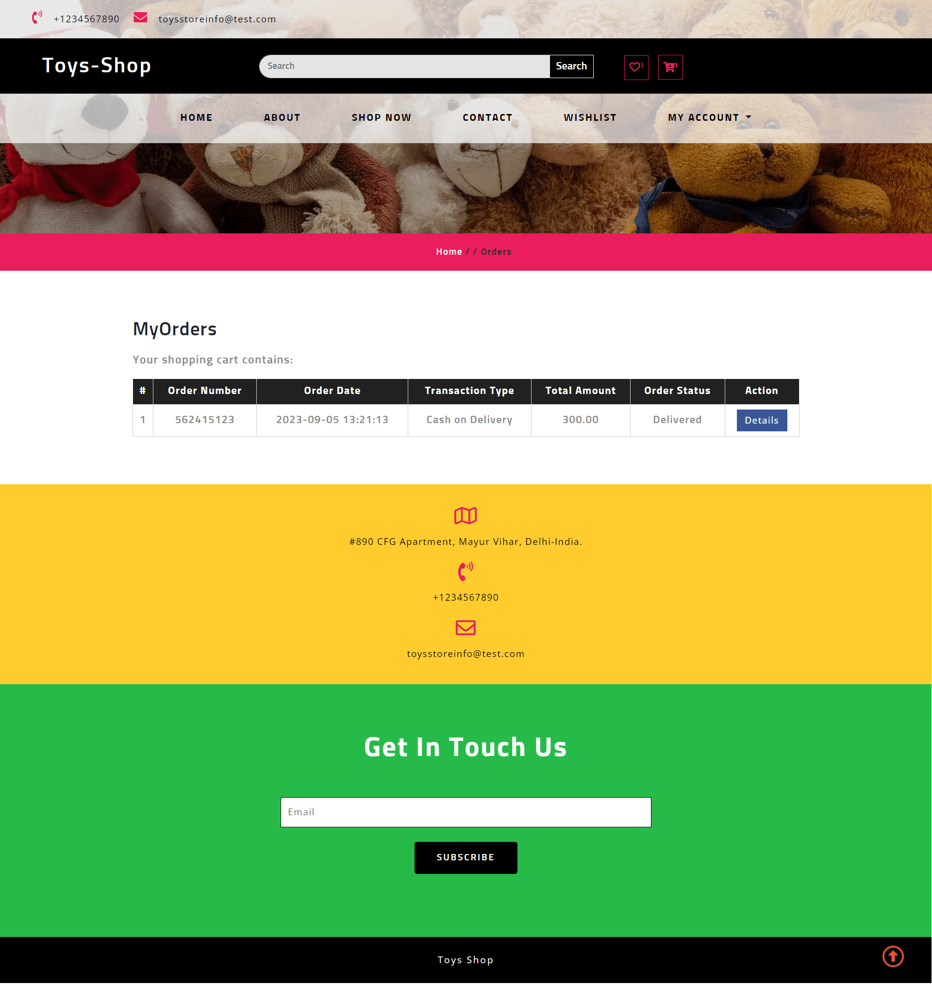 Toy Shop Management System in PHP | Toy Shop Management Project in PHP