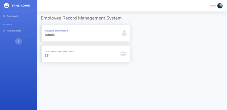 Employee Record Management System in PHP and MySQL PHPGurukul