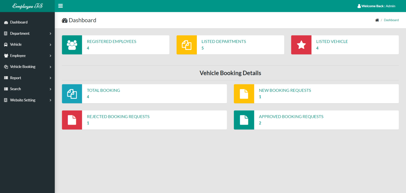 Employee Transport System Project | Employee Transport management project in PHP